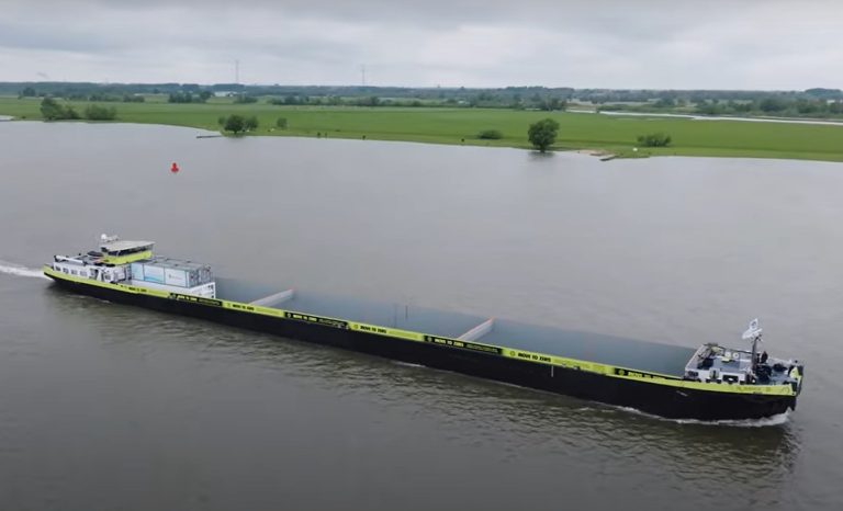 First inland hydrogen container ship launched by FPS and Nike ...