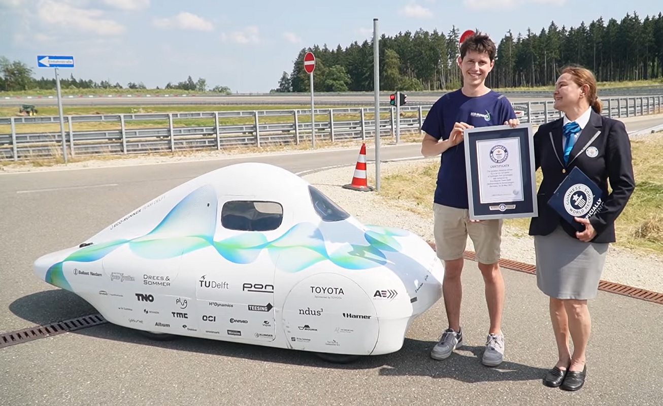 Eco-Runner Hydrogen Car Sets New Guinness World Record -H2 News