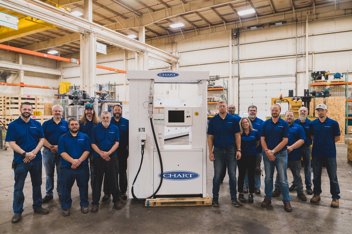 Chart receives first high-tech hydrogen fuel dispensers from ANGI - H2 News