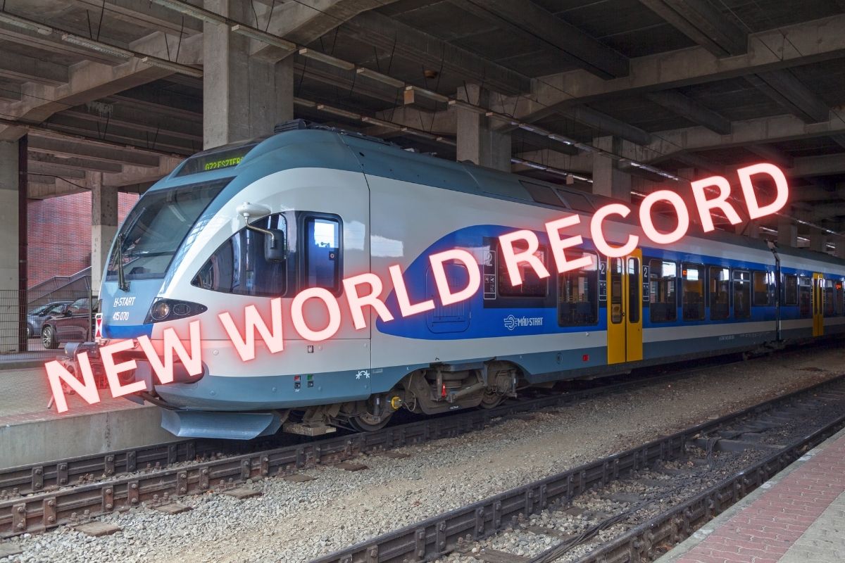 FLIRT H2 Hydrogen Train Sets New Guinness World Record - H2 News